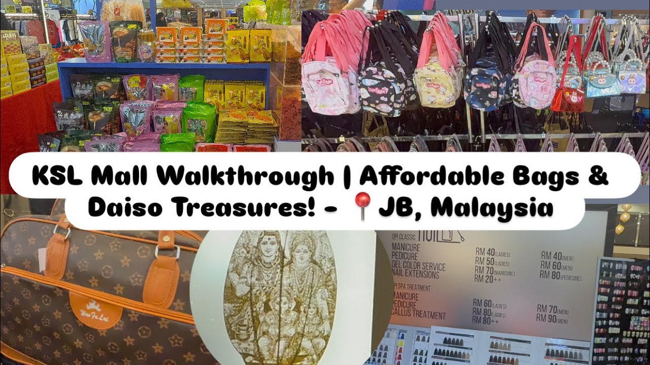 Come Shop with Me at KSL Mall | Daiso Tour & Budget Bags | What’s in ...