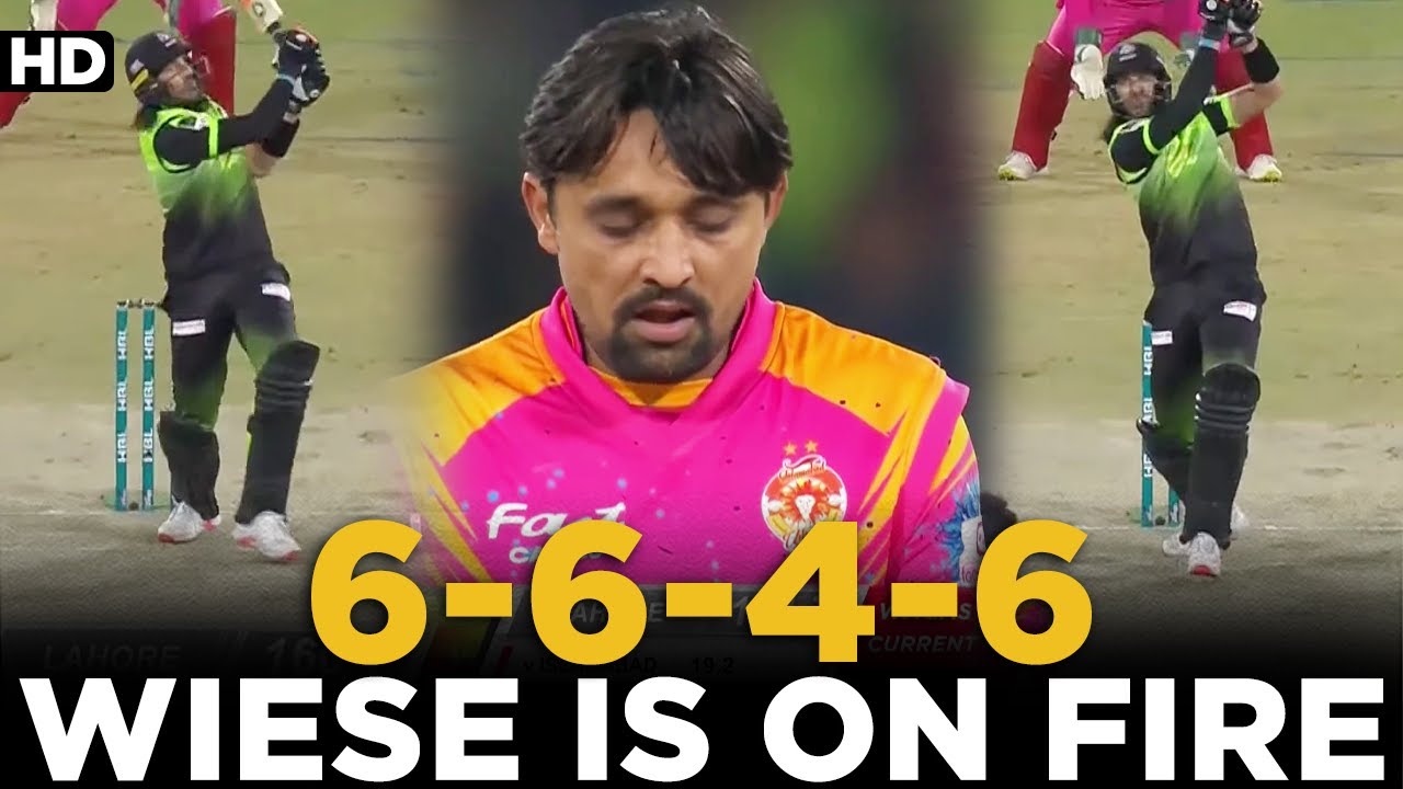 David Wiese is on Fire | 6 - 6 - 4 - 6 | David Wiese vs Waqas Maqsood ...