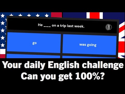 Quick English Grammar Challenge: Past simple and Past continuous ...