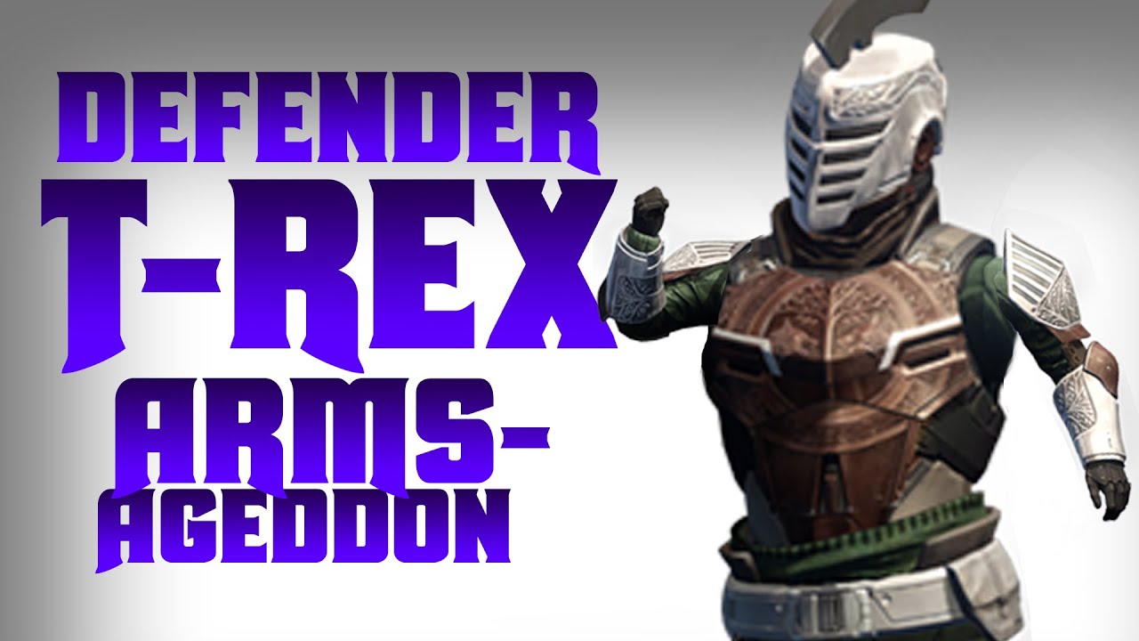 T-REX ARMS-ageddon! With Defender Titans!!! Jurassic Arms (Funny Melees ...