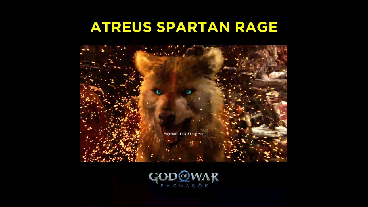 ATREUS SPARTAN RAGE !! #ps5 #shorts #godofwarragnarok - YouTube