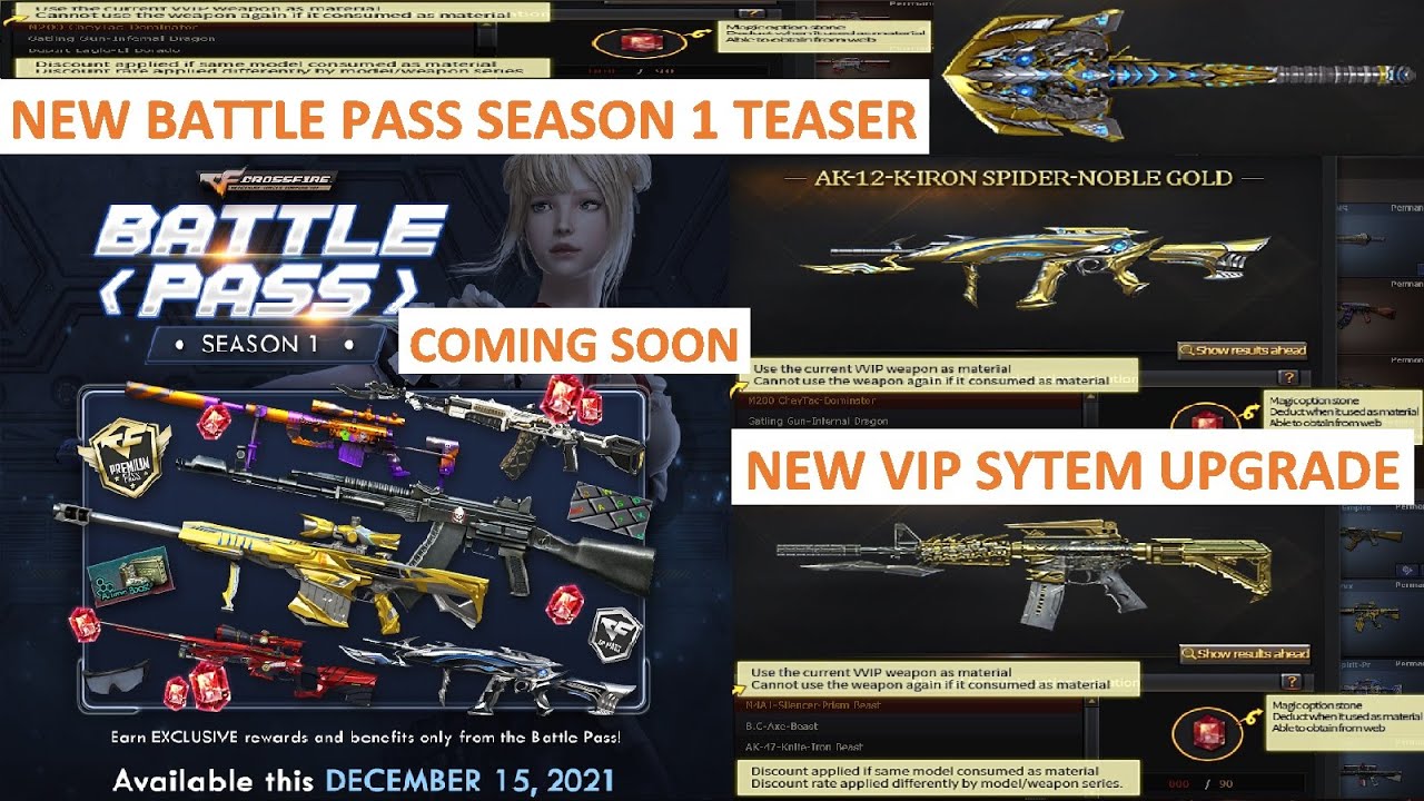 NEW BATTLE PASS SEASON 1 TEASER CROSSFIRE PHILIPPINES - YouTube