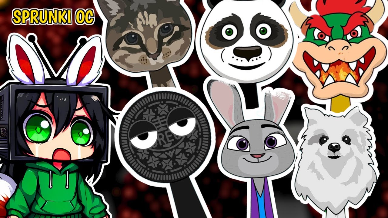 ENCONTRE a los NUEVOS SPRUNKIS OC #25 😱 | Kung fu Panda & Gabe the Dog ...