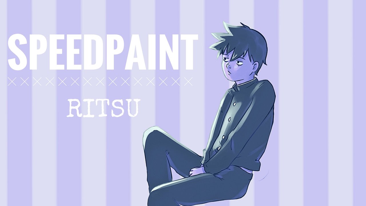 [Speedpaint] Kageyama Ritsu (MP100) - YouTube