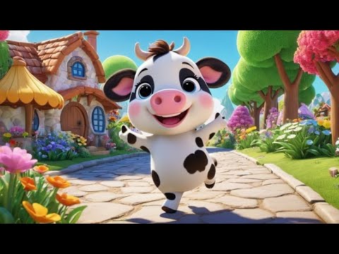 Baby Moo Moo Dancing | Farm Dance Song for Kids | Fun Movement Rhyme ...