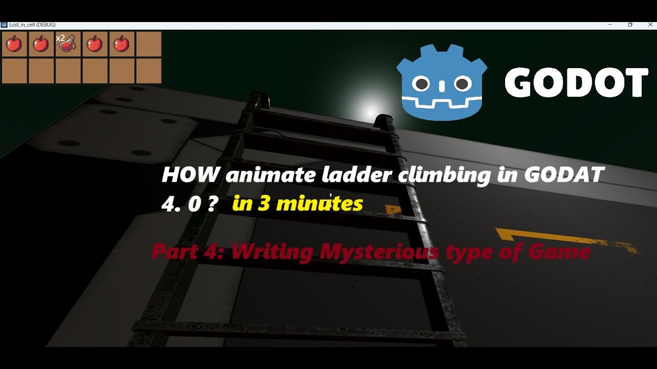 Myst Style part 4 : How to code Climbing Ladders in GODAT 4 0 - YouTube