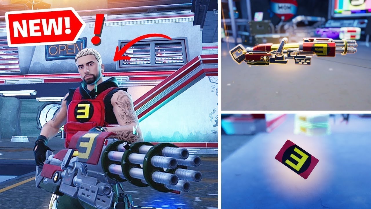 Where to find NEW Eminem Mythic RG's Minigun, RG Eminem Boss & Grotto ...