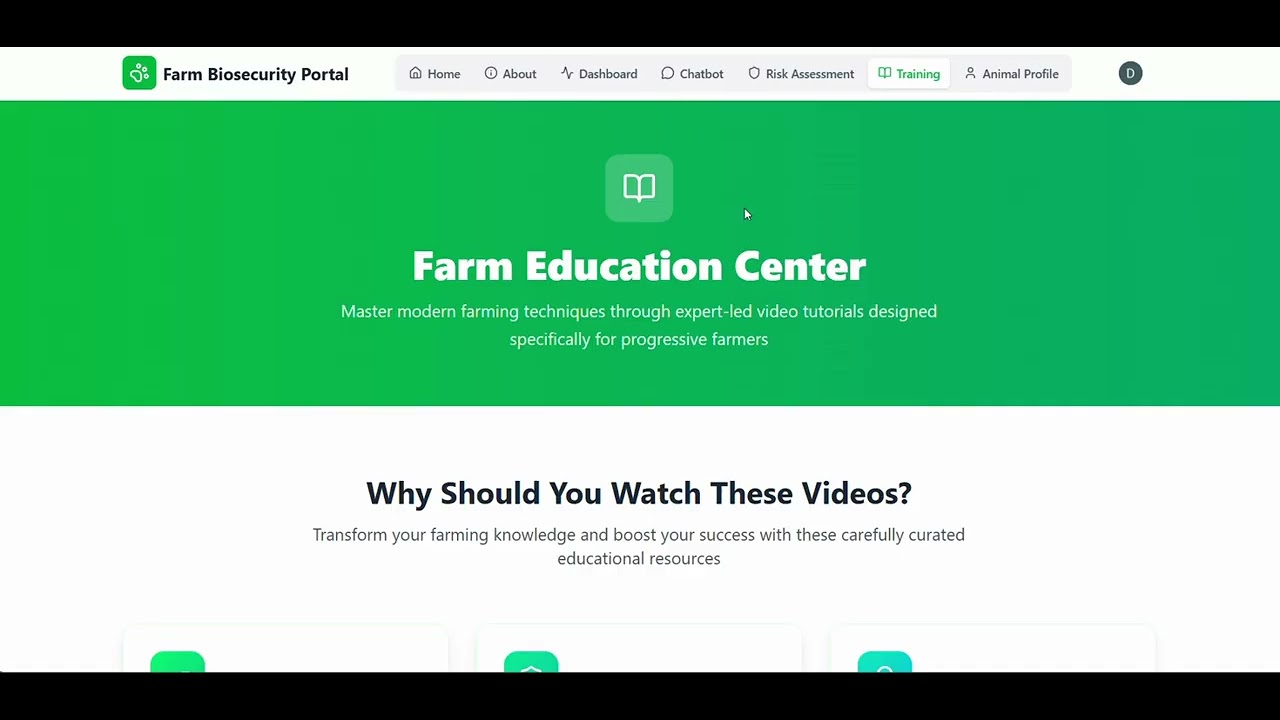 Digital Farm Management Portal for Biosecurity in Pig & Poultry Farming ...