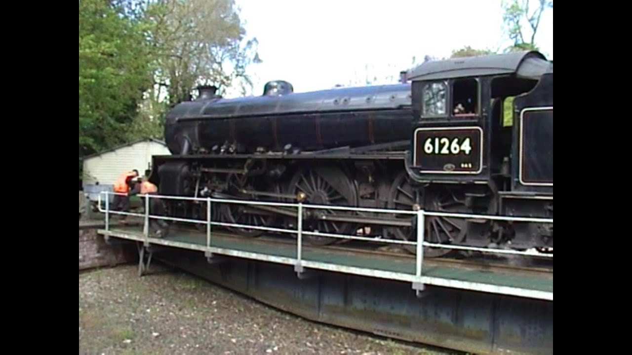 B1 on turntable at Pickering NYMR and then clag to die for at Levisham ...