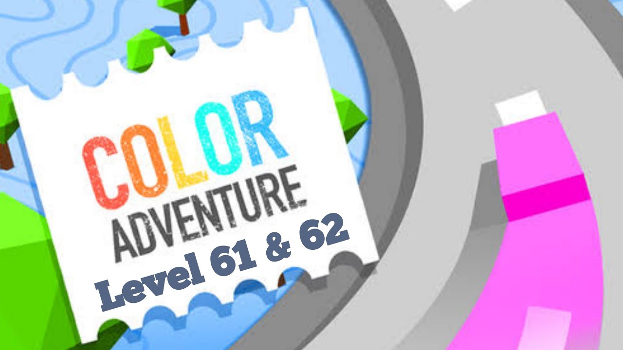 Color Adventure Level 61 & 62 | Draw the Path | Stress Relief Relaxing ...