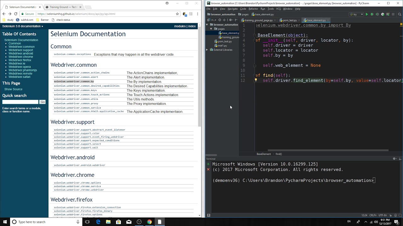 Basic Browser Automation: Part 8 - Page Objects Continued - YouTube