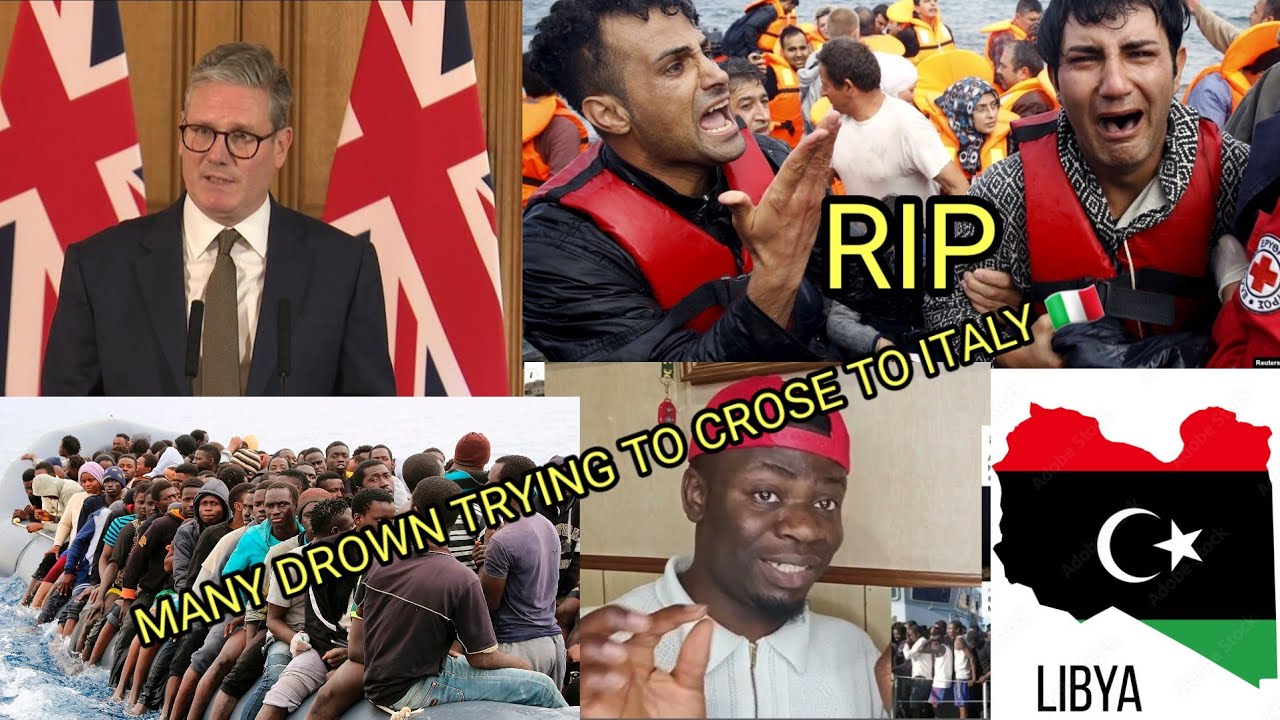 90 Migrants Dròwn From Libya To Italy In The Mediterranean Sea Journey ...