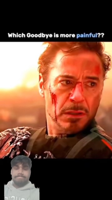 Superhero painful goodbye #marvel #avengers #ironman #spiderman #rdj # ...