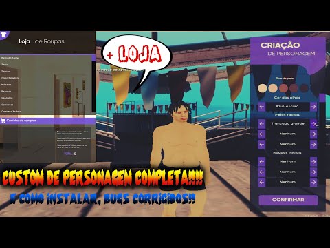 MTA:SA SISTEMA DE CUSTOMIZAÇÃO DE PERSONAGEM COMPLETA COM OS BUGS ...