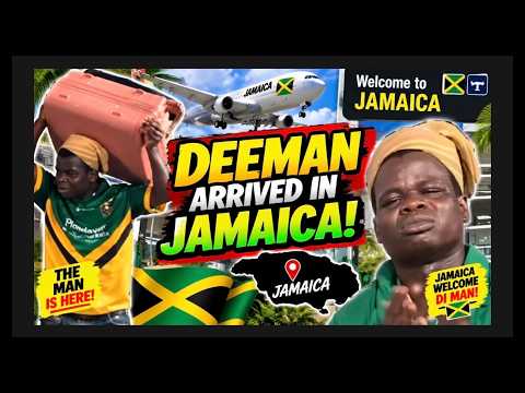 Breaking: Deeman arrived in Jamaica for Swiss Lee party and got emotional!