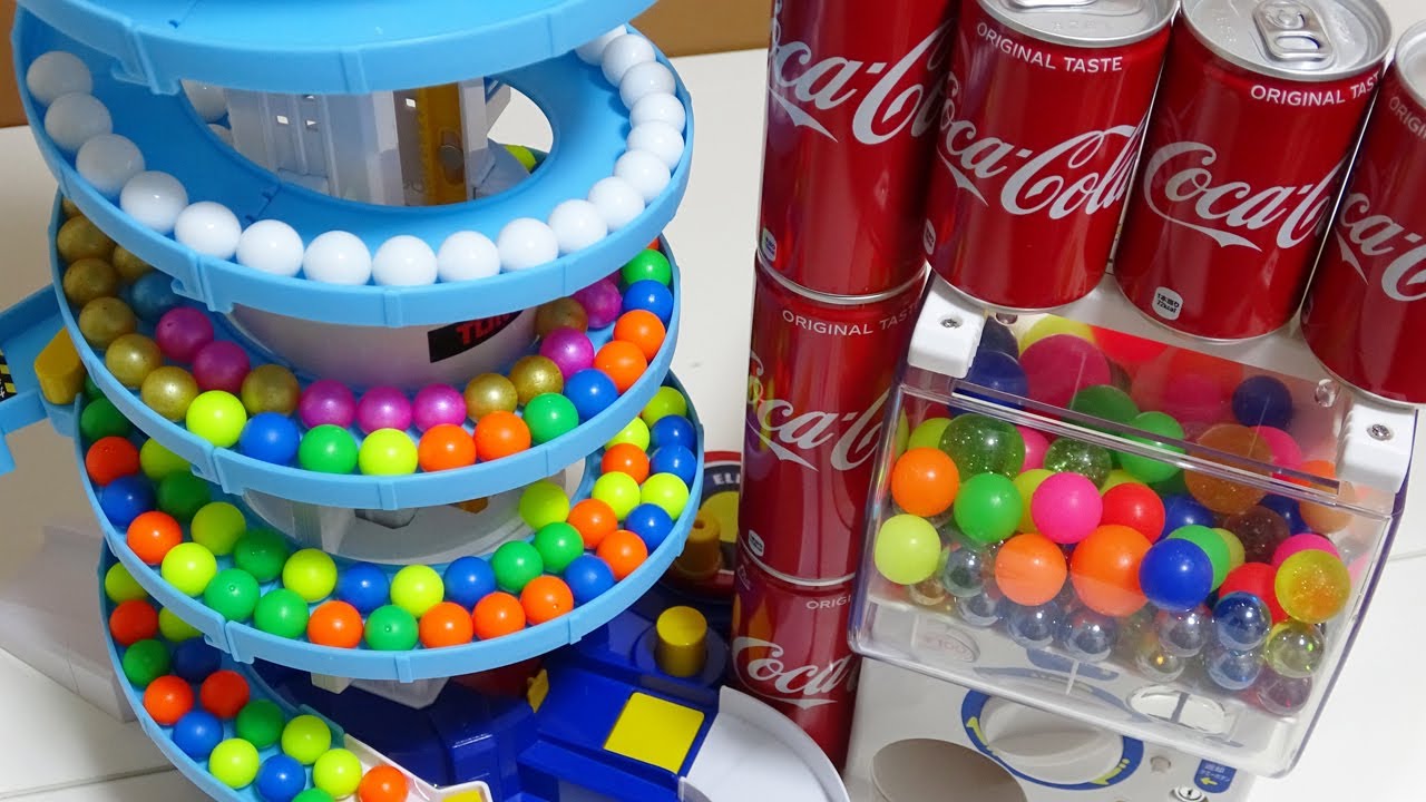 Marble Tower & Gacha Gacha Marble Ball # 2 - YouTube