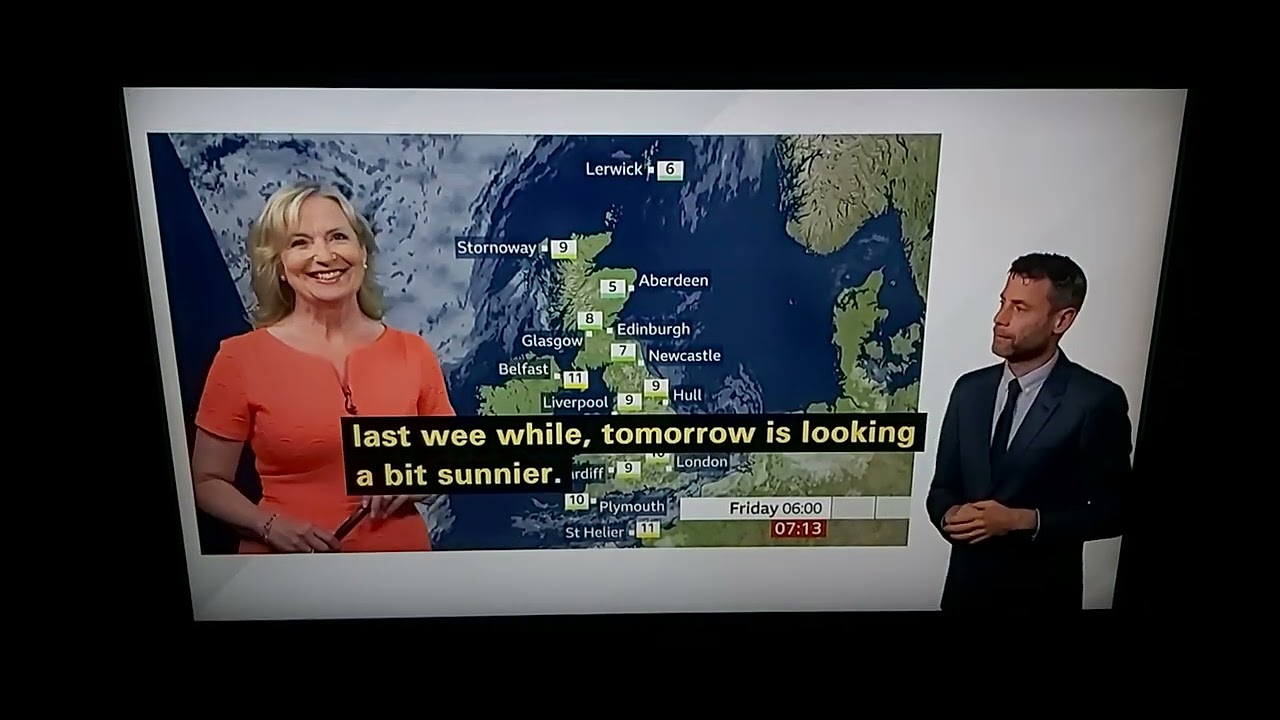 BBC Breakfast Weather: Huge Clouds cover the UK - YouTube