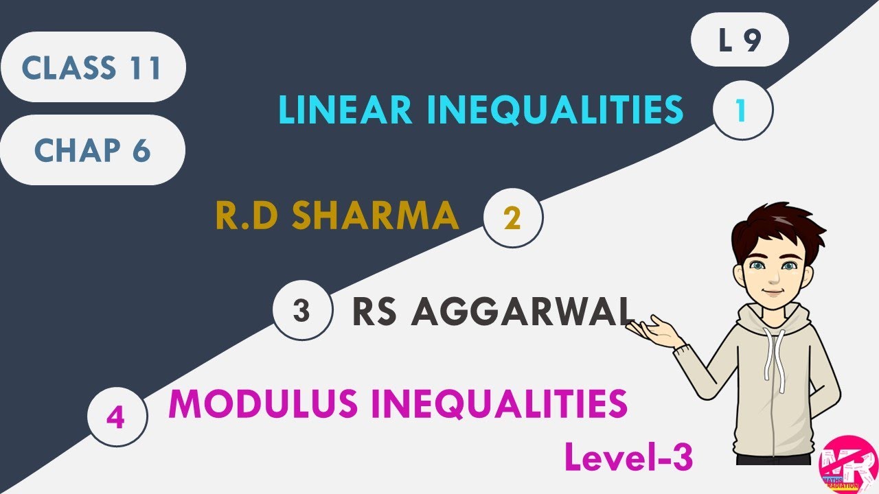 MODULUS INEQUALITY level-3 | R.D sharma | LINEAR INEQUALITIES | CHAP 6 ...