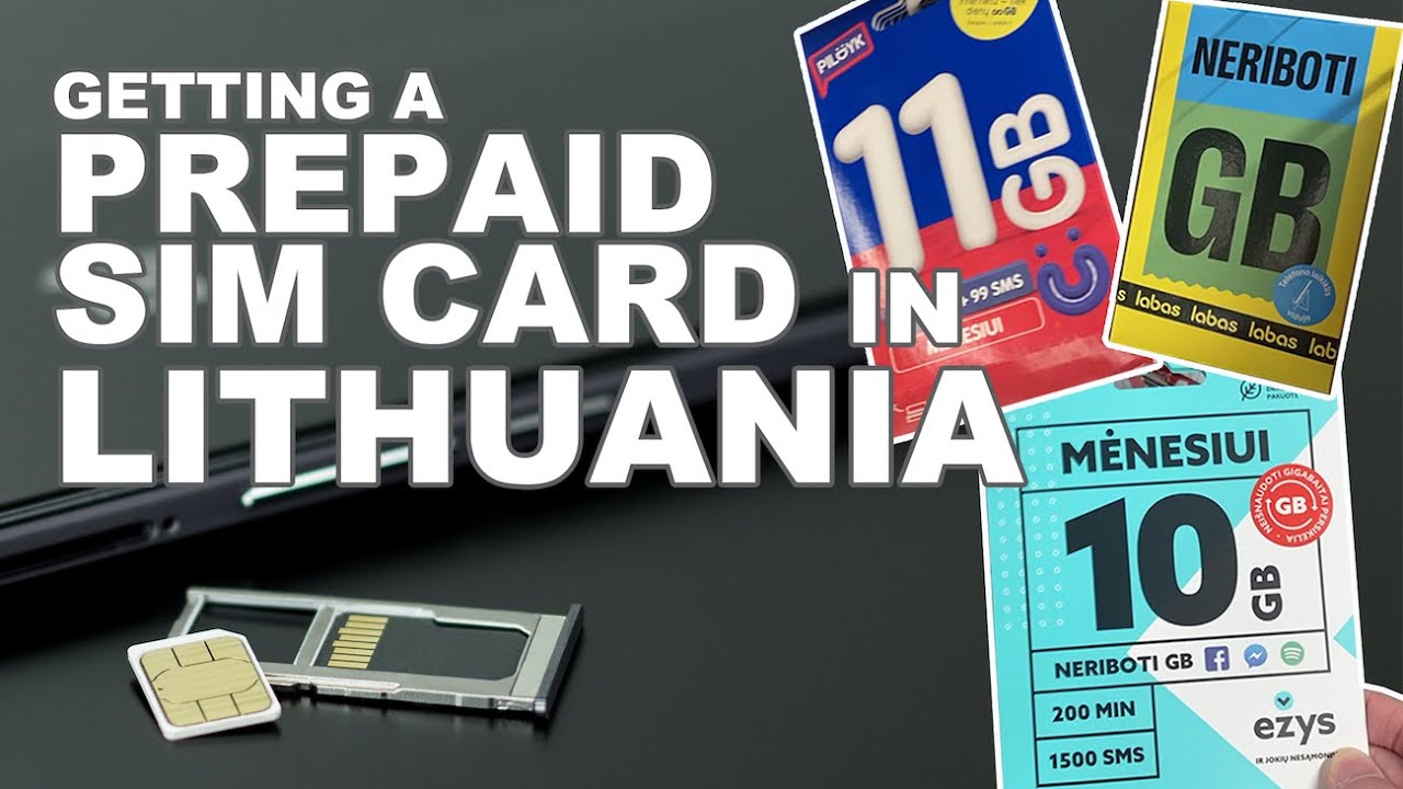 How To Get A SIM Card in Lithuania - YouTube