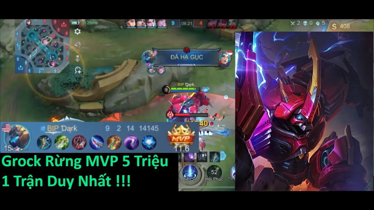 MLBB | GROCK MVP 5 TRIỆU !!!!! - YouTube