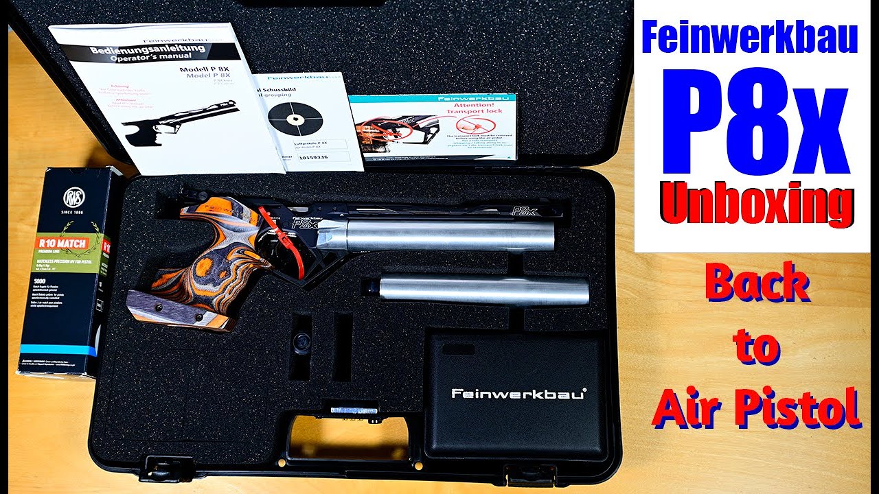 Feinwerkbau P8X Unboxing - YouTube