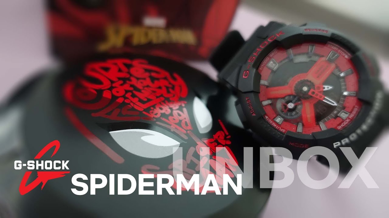 G-Shock x Spiderman - YouTube
