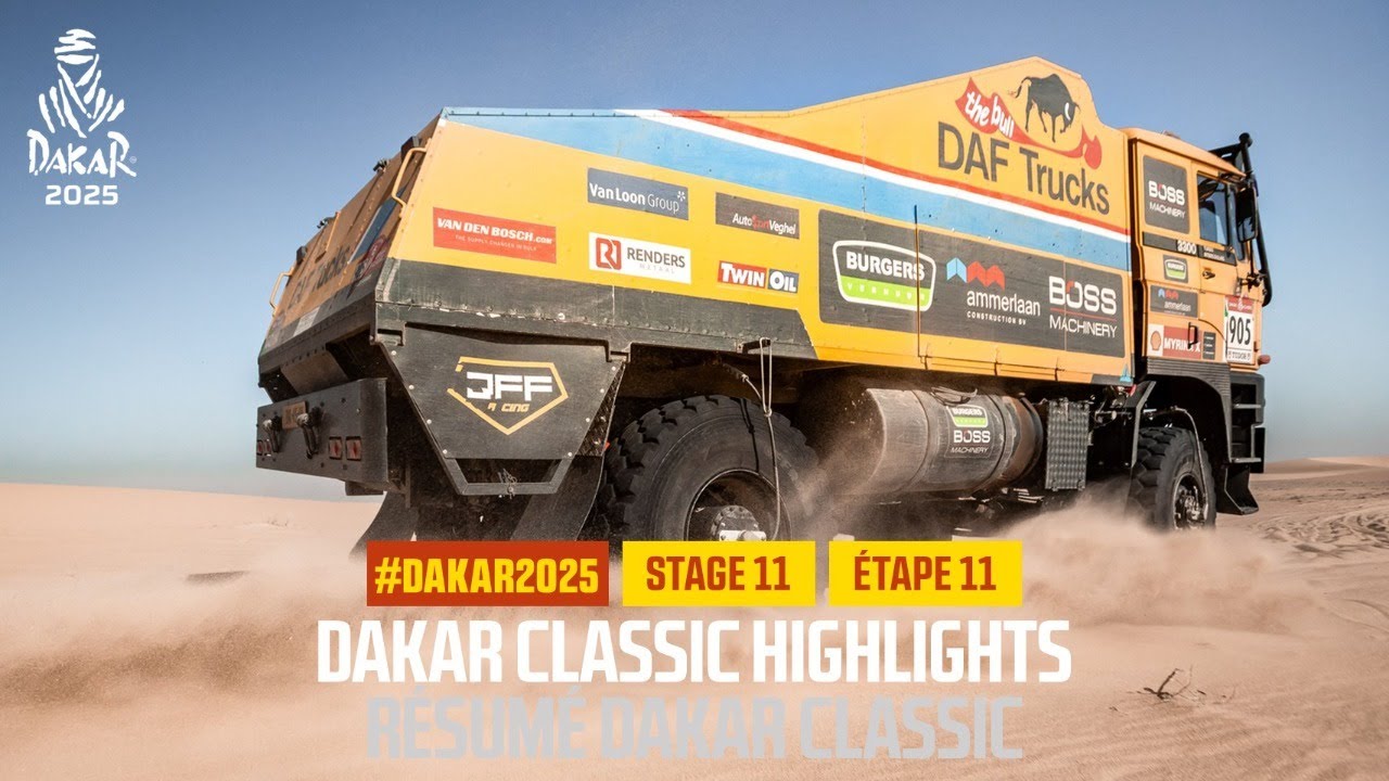 Dakar Classic Highlights - Stage 11 - #Dakar2025 - YouTube