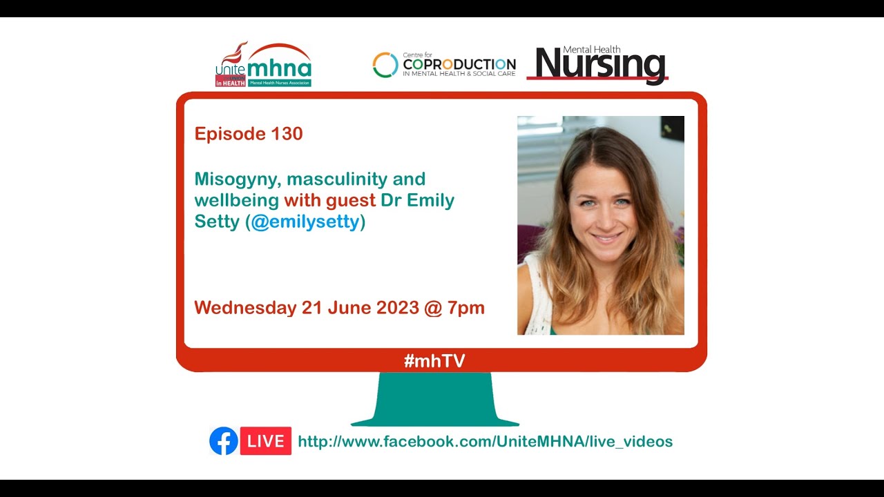 #mhTV episode 130 - Misogyny, masculinity and wellbeing - YouTube
