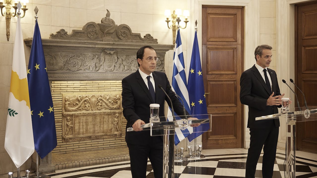 Δηλώσεις του Πρωθυπουργού Κ. Μητσοτάκη και του Προέδρου της Κυπριακής ...