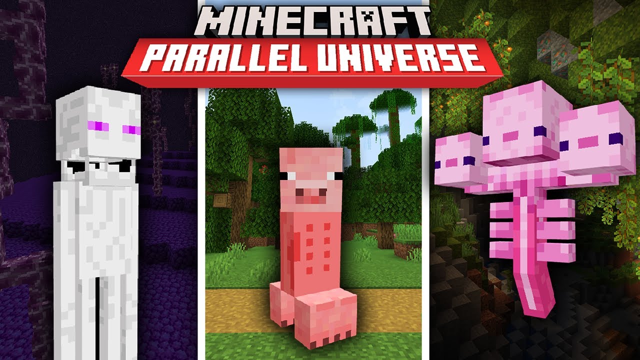 Minecraft But in a Parallel Universe - YouTube