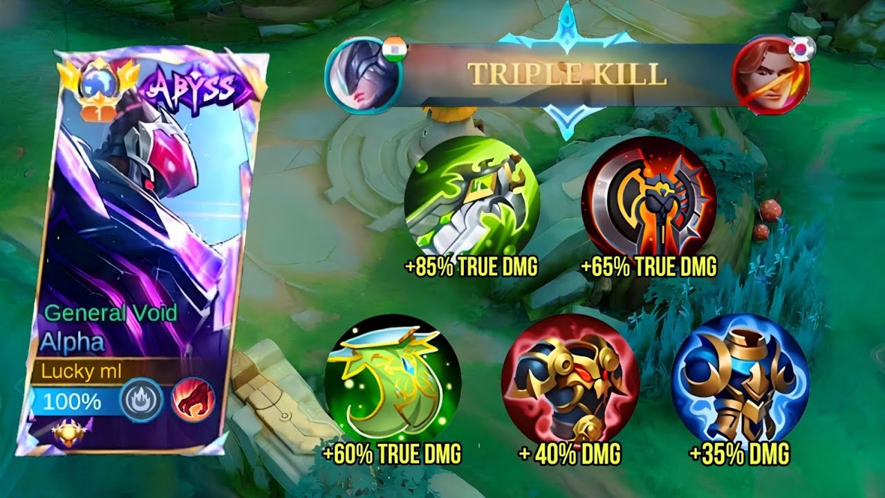 ALPHA BEST BUILD 2025 | MOBILE LEGENDS ALPHA - YouTube