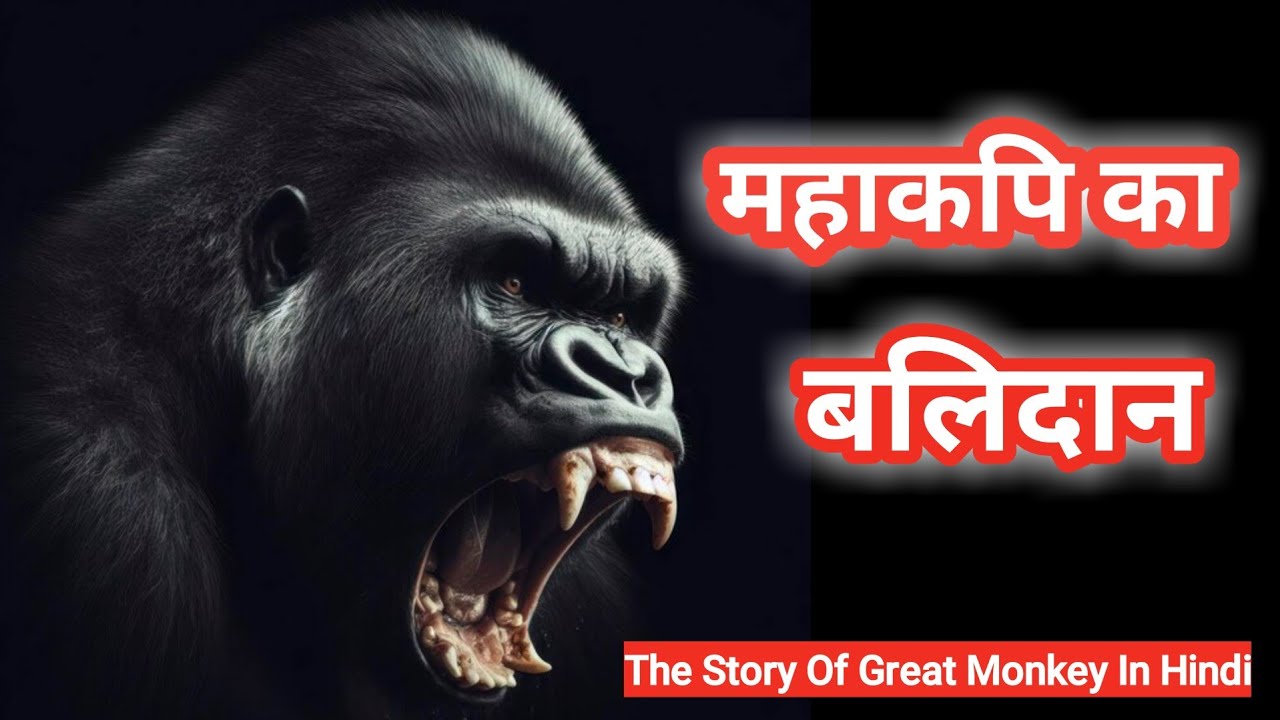 न महाकपि का बलिदान | The Story Of Great Monkey In Hindi - YouTube