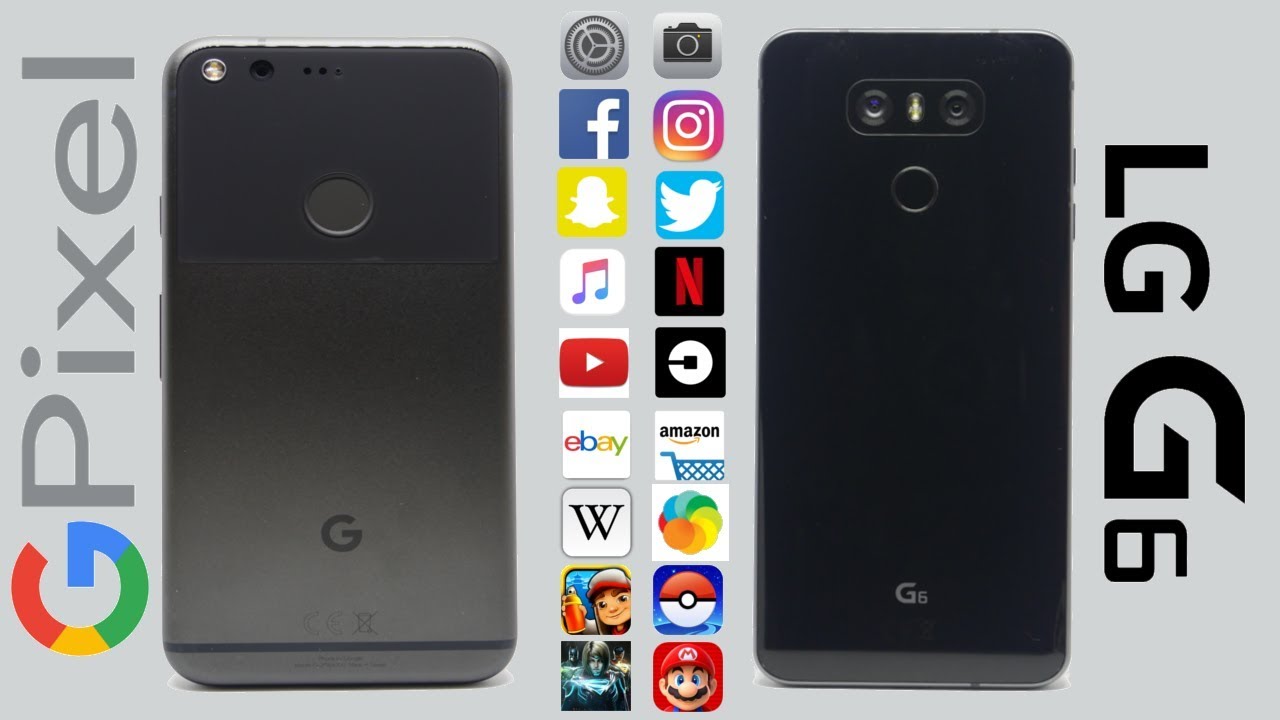 Google Pixel v LG G6 | Speed-Test - YouTube