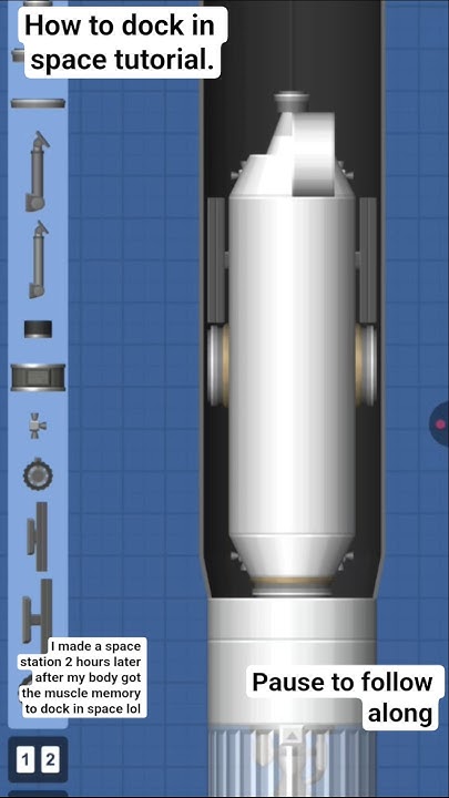 how to dock in space #sfs #youtubeshorts #spaceflightsimulator #tutorial #sfs - YouTube