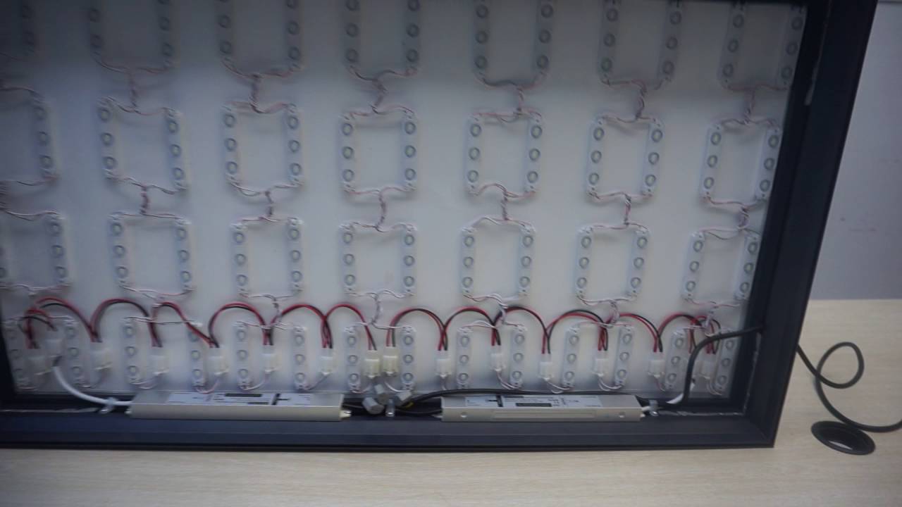 Innovative backlit fabric light box 20160707 - YouTube