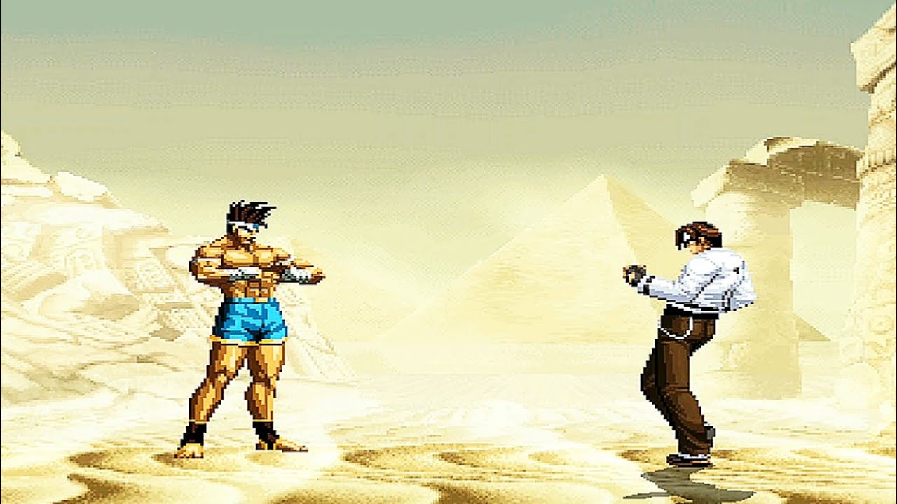 KOF Mugen - Joe Higashi Vs Kyo - YouTube