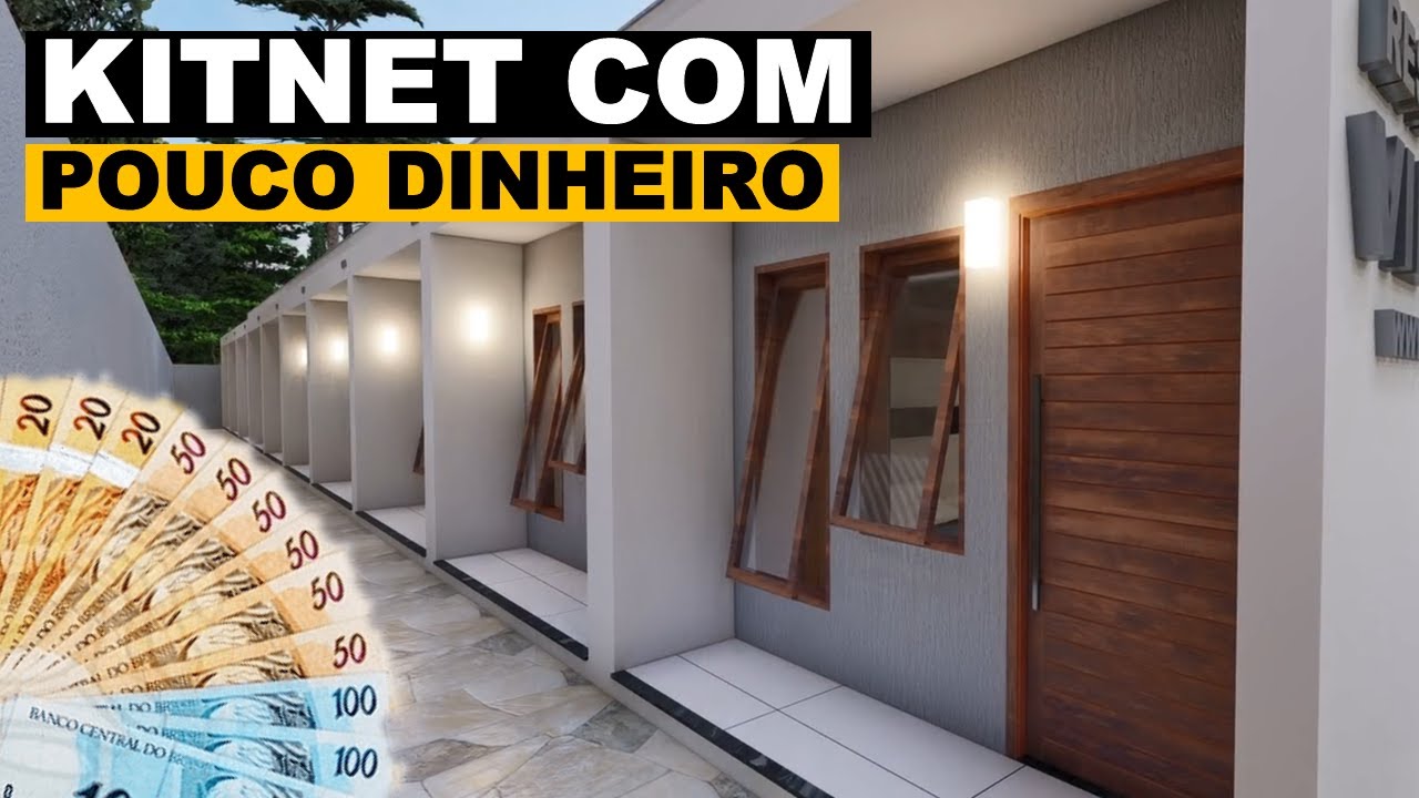 Como construir kitnets com pouco dinheiro - YouTube