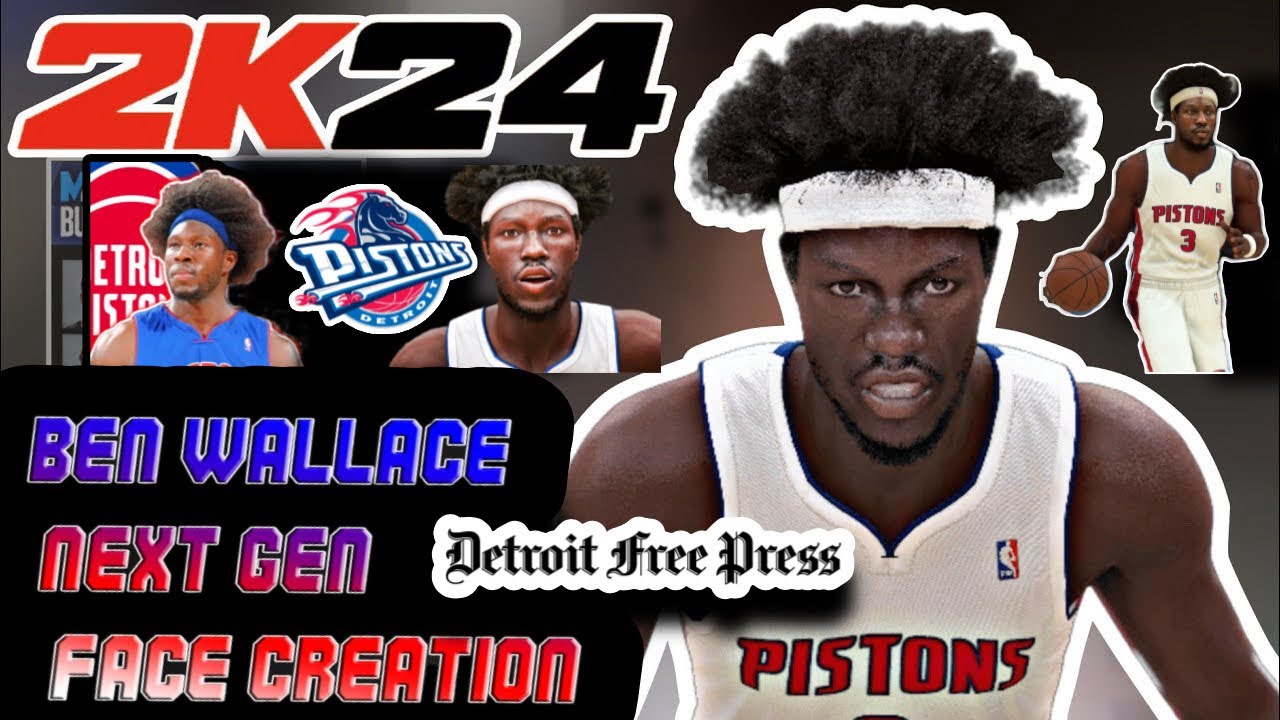 Ben Wallace Face Creation In 2K24 - How To Look Like Ben Wallace In 2K ...