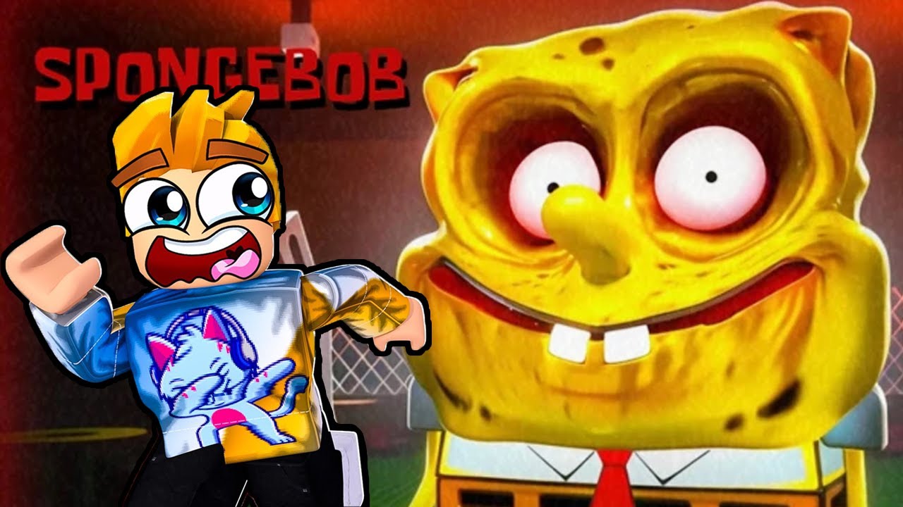 SCARY SPONGEBOB HORROR GAME in ROBLOX - YouTube