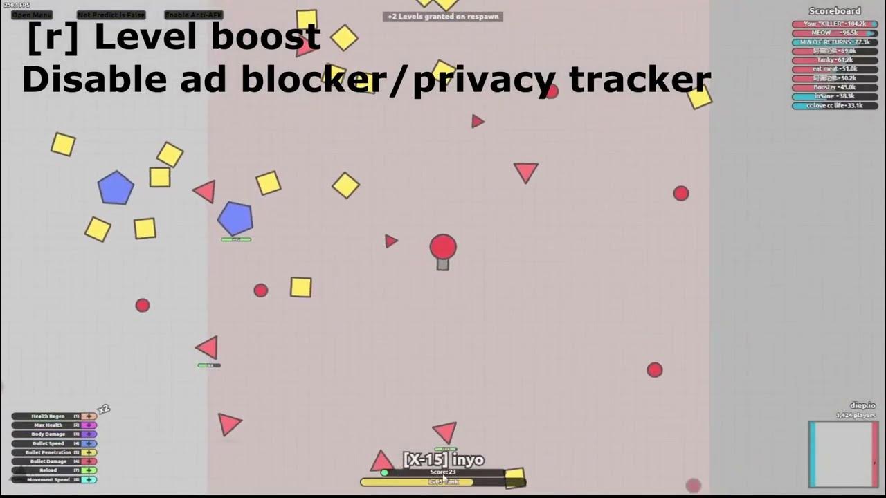 Diep.io not a flip-fire script - YouTube