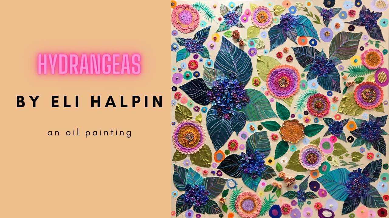 Hydrangeas a Painting by Eli Halpin - YouTube