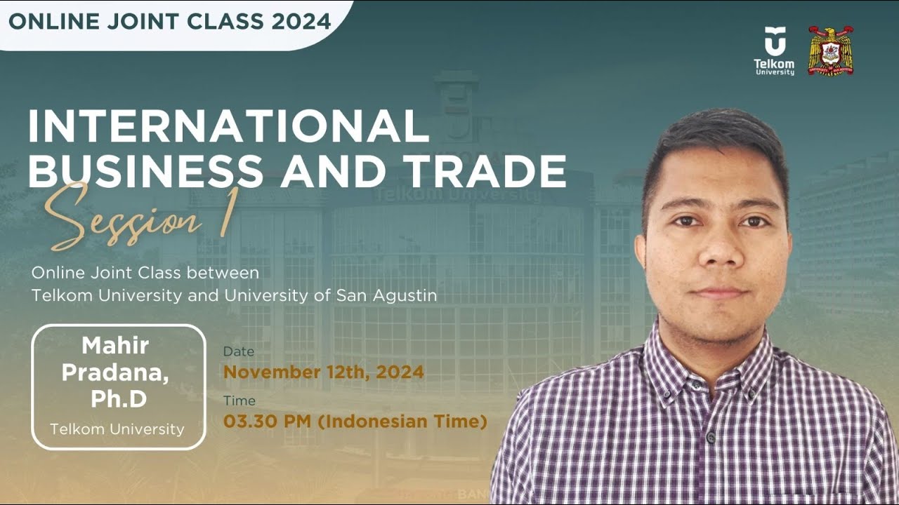 OJC Telkom University and University of San Agustin International ...