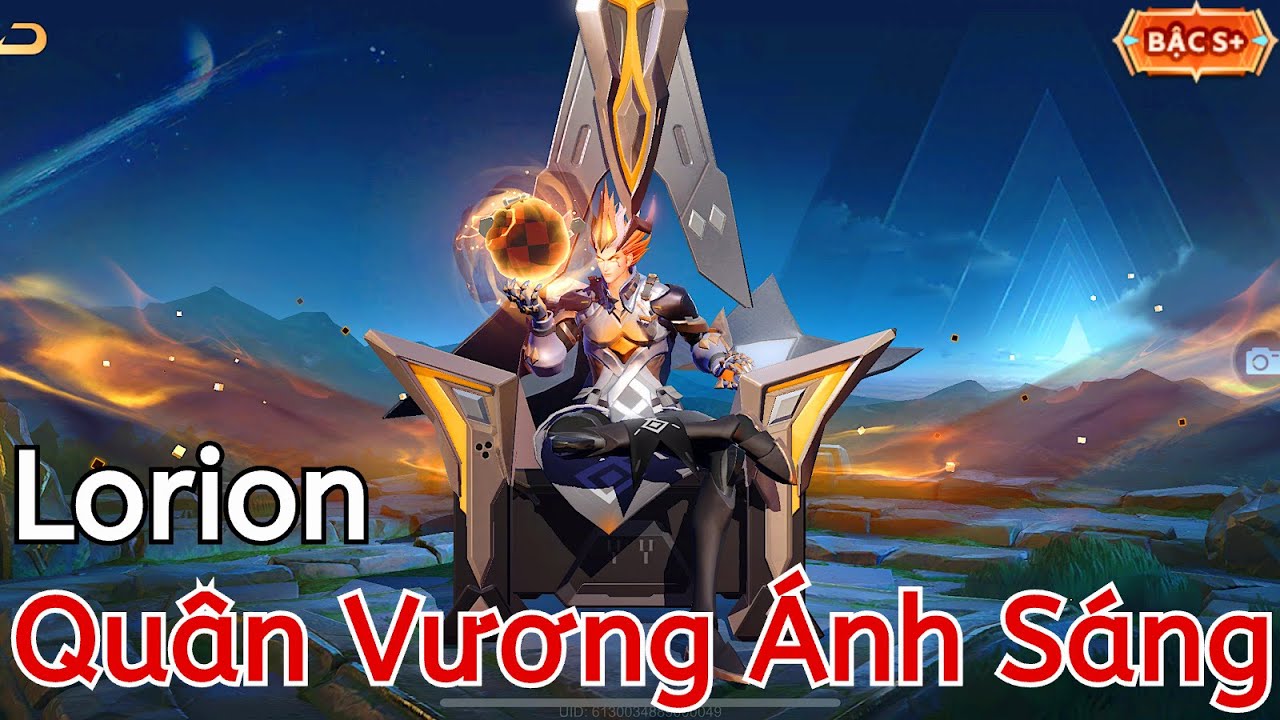 [LIÊN QUÂN MOBILE] FULL HIỆU ỨNG SKIN LORION QUÂN VƯƠNG ÁNH SÁNG - YouTube