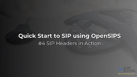 Quick Start to SIP using OpenSIPS - YouTube