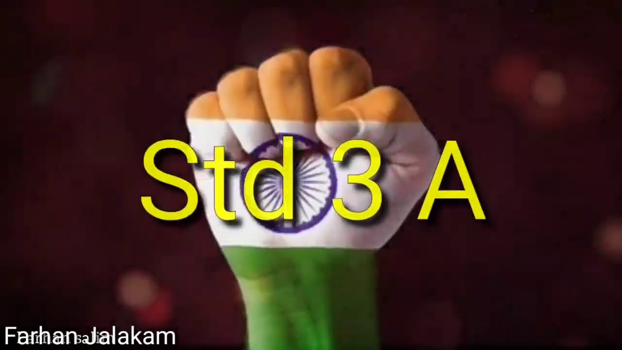 Std 3 | Independence day Celebrations at home | Part1 - YouTube