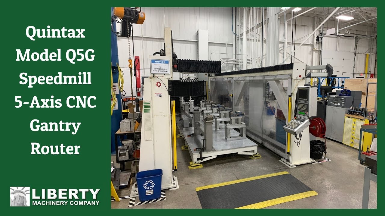 Quintax Model Q5G Speedmill 5-Axis CNC Gantry Router - Liberty #49887 ...