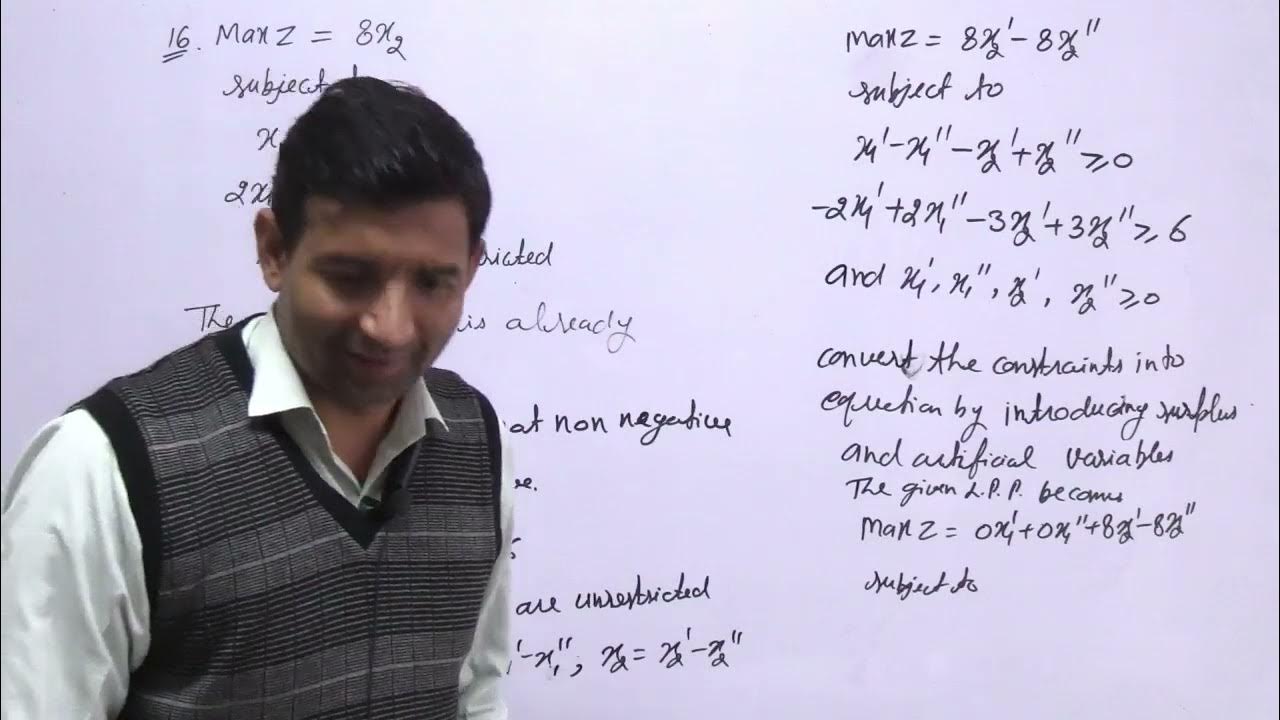 L-6 Simplex Method - YouTube