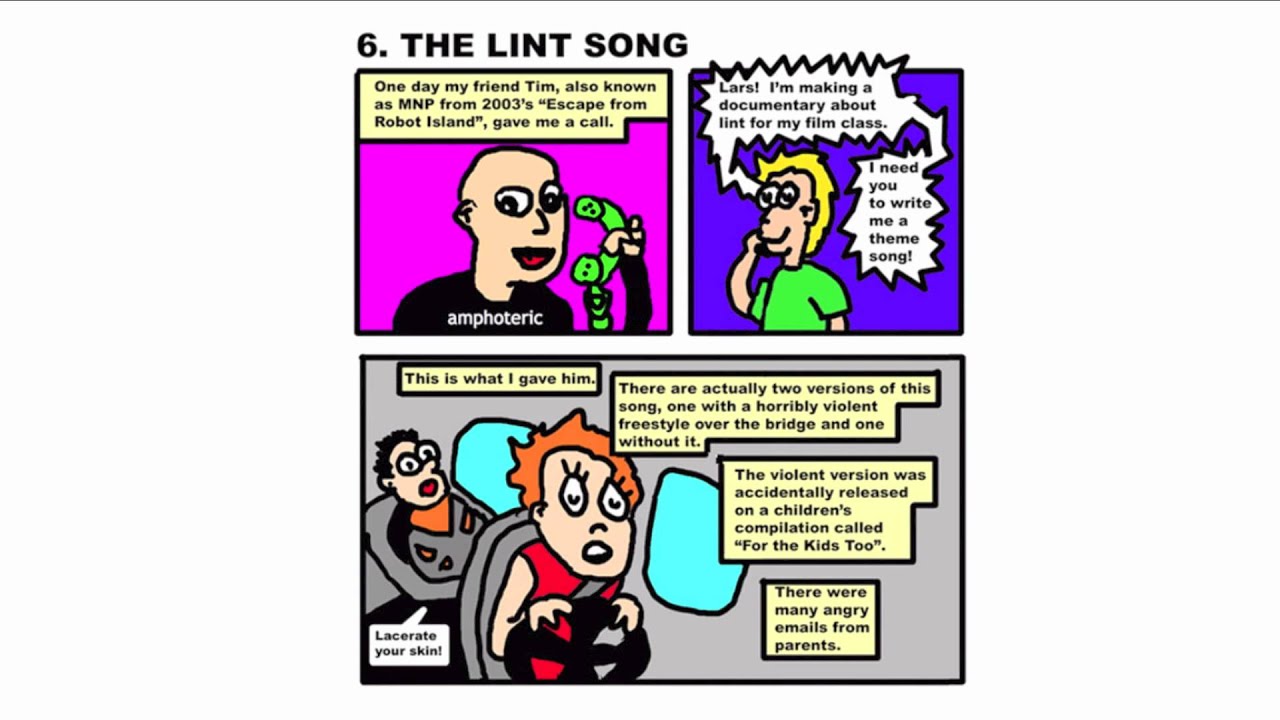 MC Lars - The Lint Song - YouTube