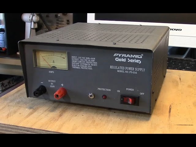 20 Amp Power Supply Pyramid Pyramid PS36KX Regulated Power Supply,
