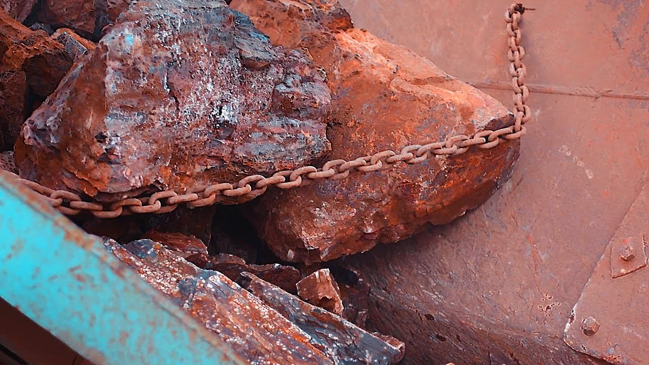 amazing quarrying primary rock crushing machine working | satisfying ...